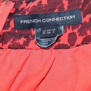 French Connection | Dresses | French Connection Red And Black Dress ...